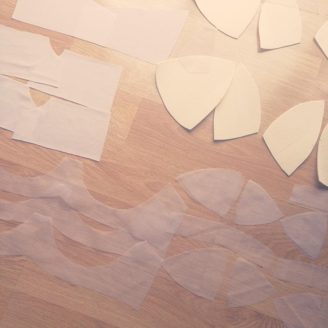 Honing my bra making process. – a word is elegy to what it signifies