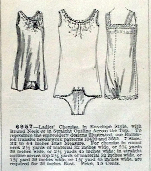 1910s lingerie – a word is elegy to what it signifies